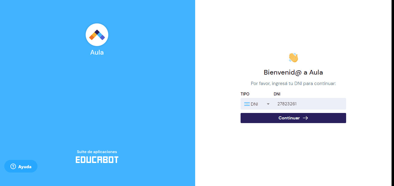 👨‍🏫👩‍🏫 Aula | Iniciar sesión y crear contraseña – Ayuda - EDUCABOT
